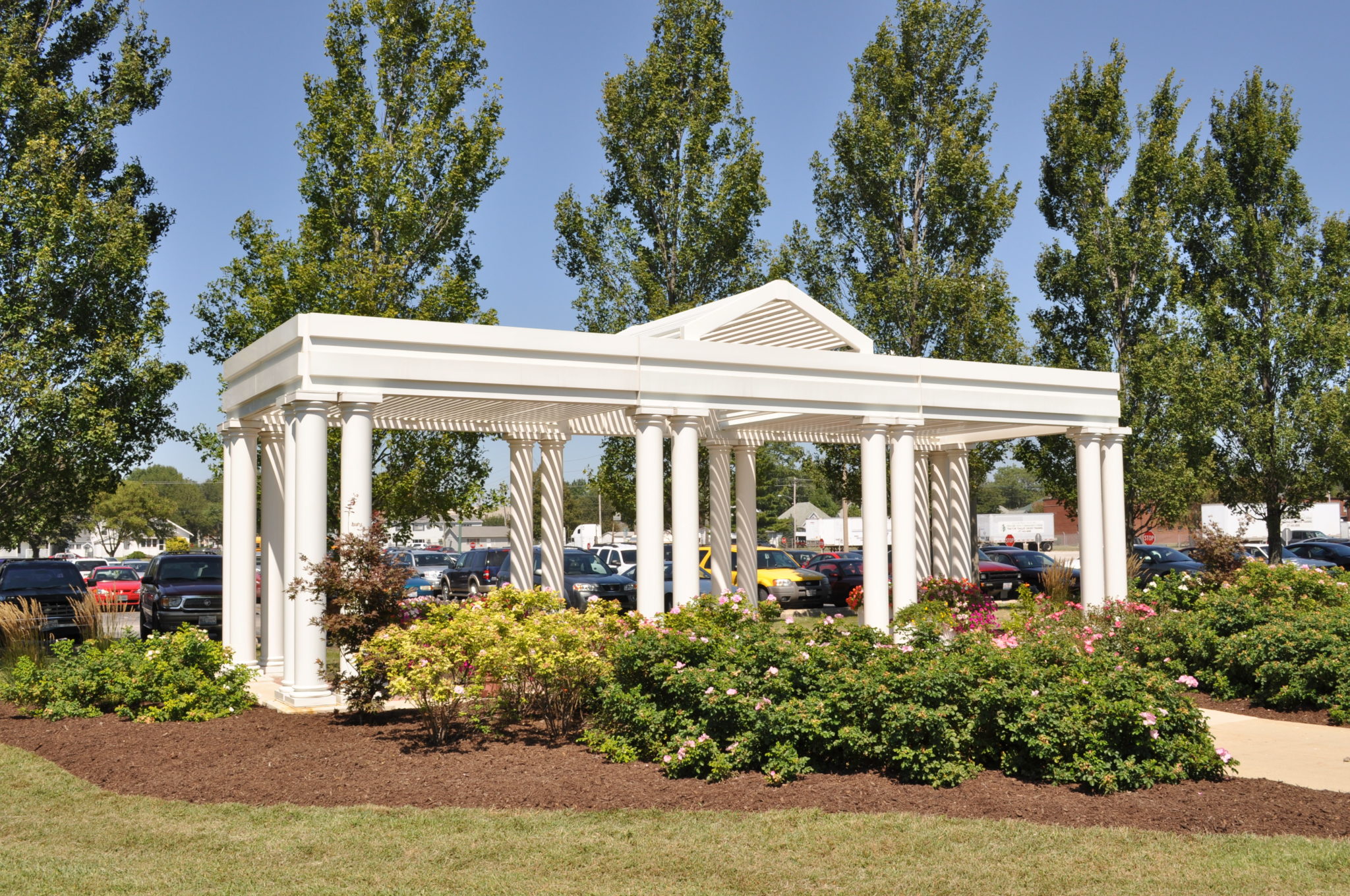 Steel Pergola - Cedar Forest Products