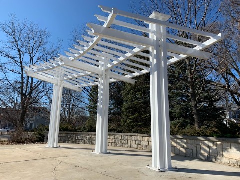 Steel Pergola - Cedar Forest Products