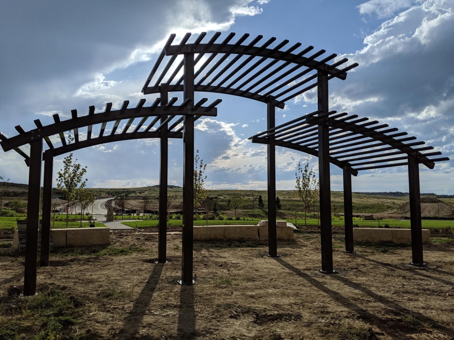 Steel Pergola - Cedar Forest Products